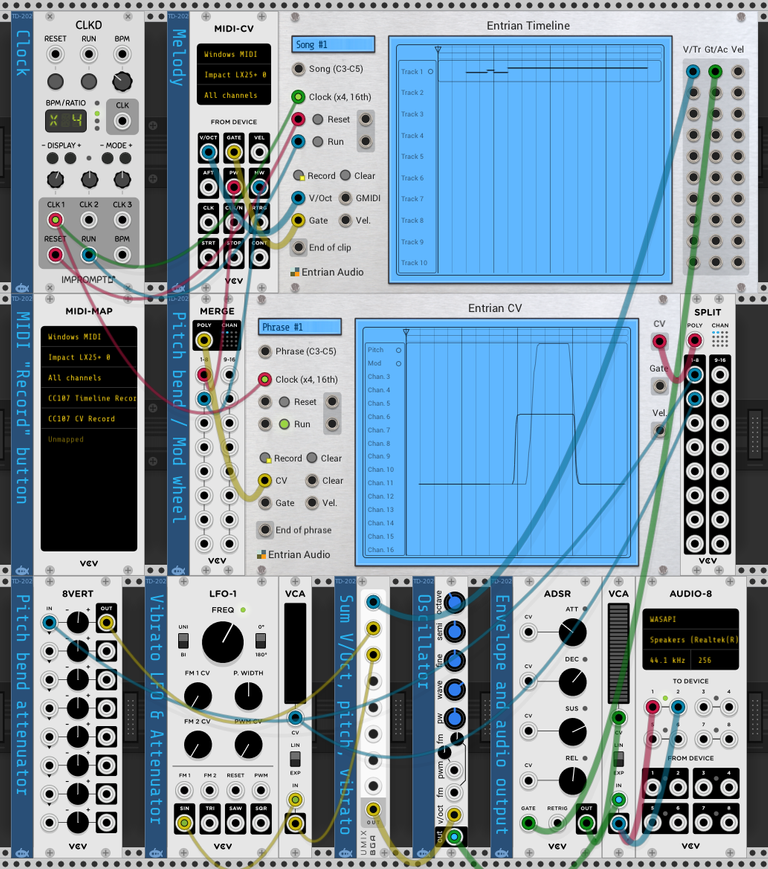 Entrian Sequencers: VCV Rack Plugin - Entrian Audio